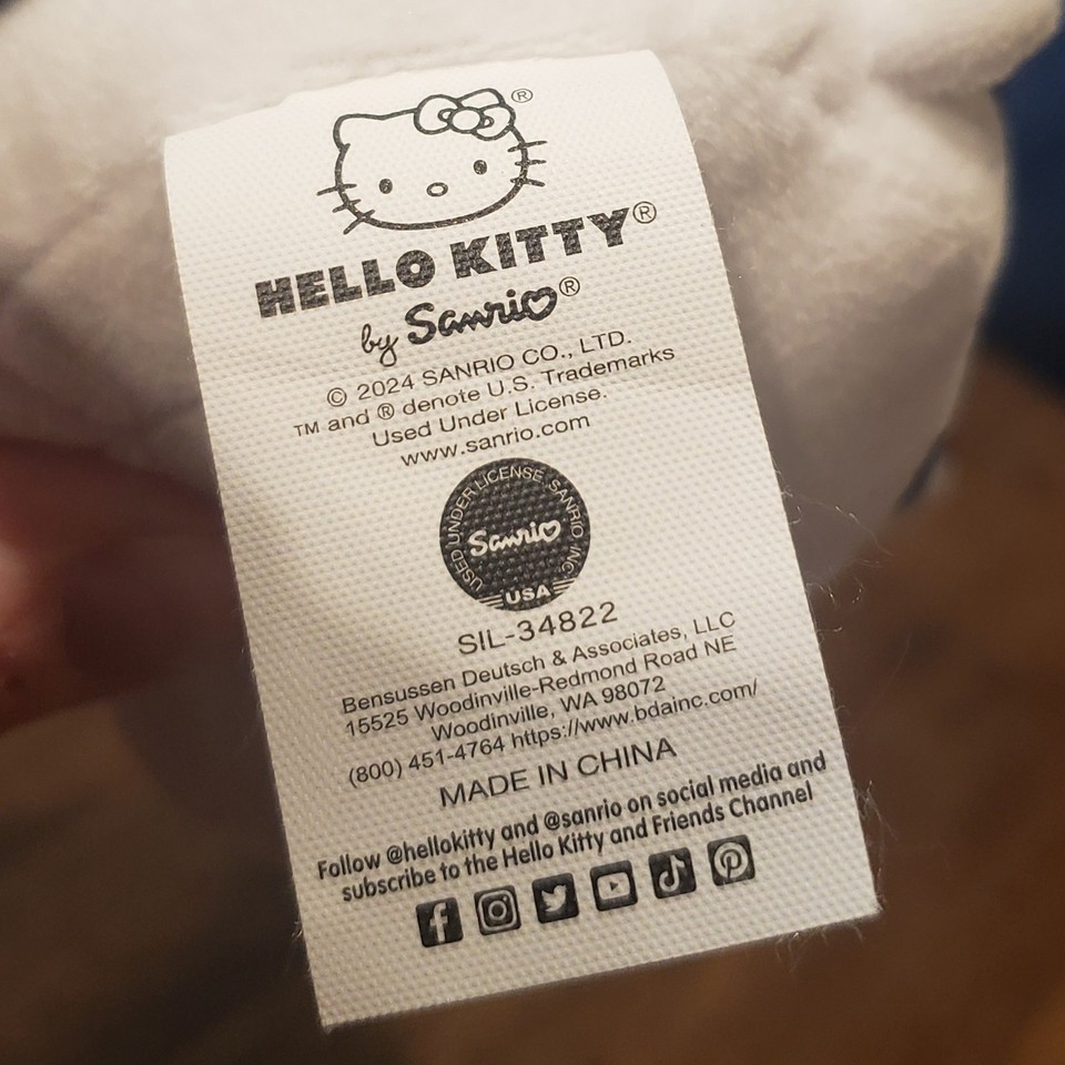 St. Louis Blues Hello Kitty Sangrio Plush Doll Theme Night NHL Hockey ...