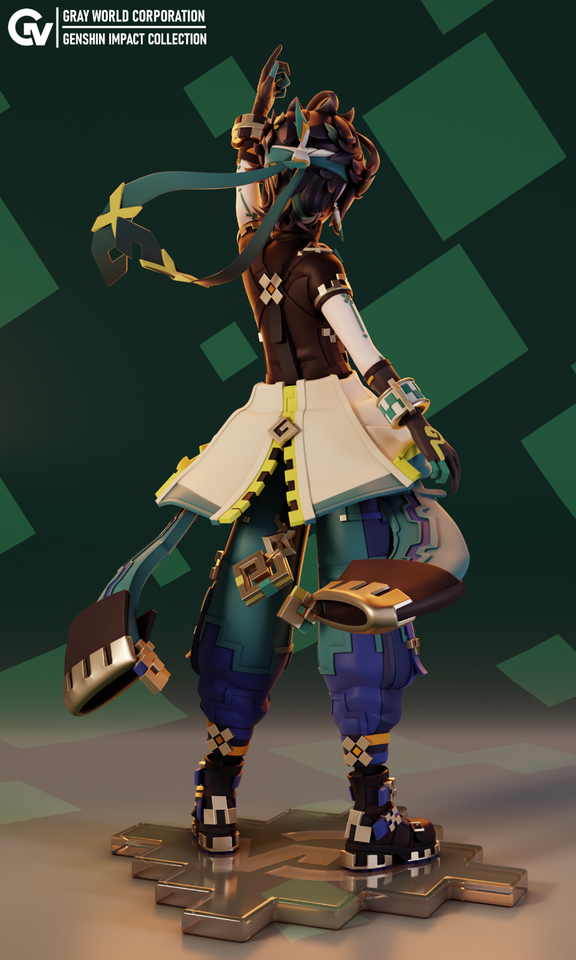 Kinich Model Kit Unpainted Garage Kit Genshin: Impact 1:12 scale | eBay