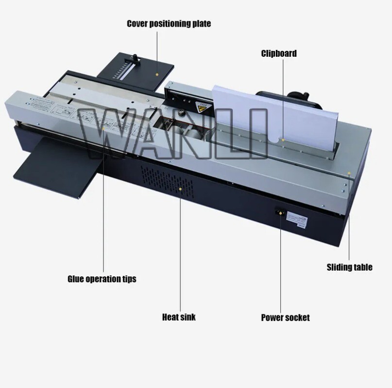 Hot Melt Adhesive Binding MachineDesktop Hot Melt Document Binding ...