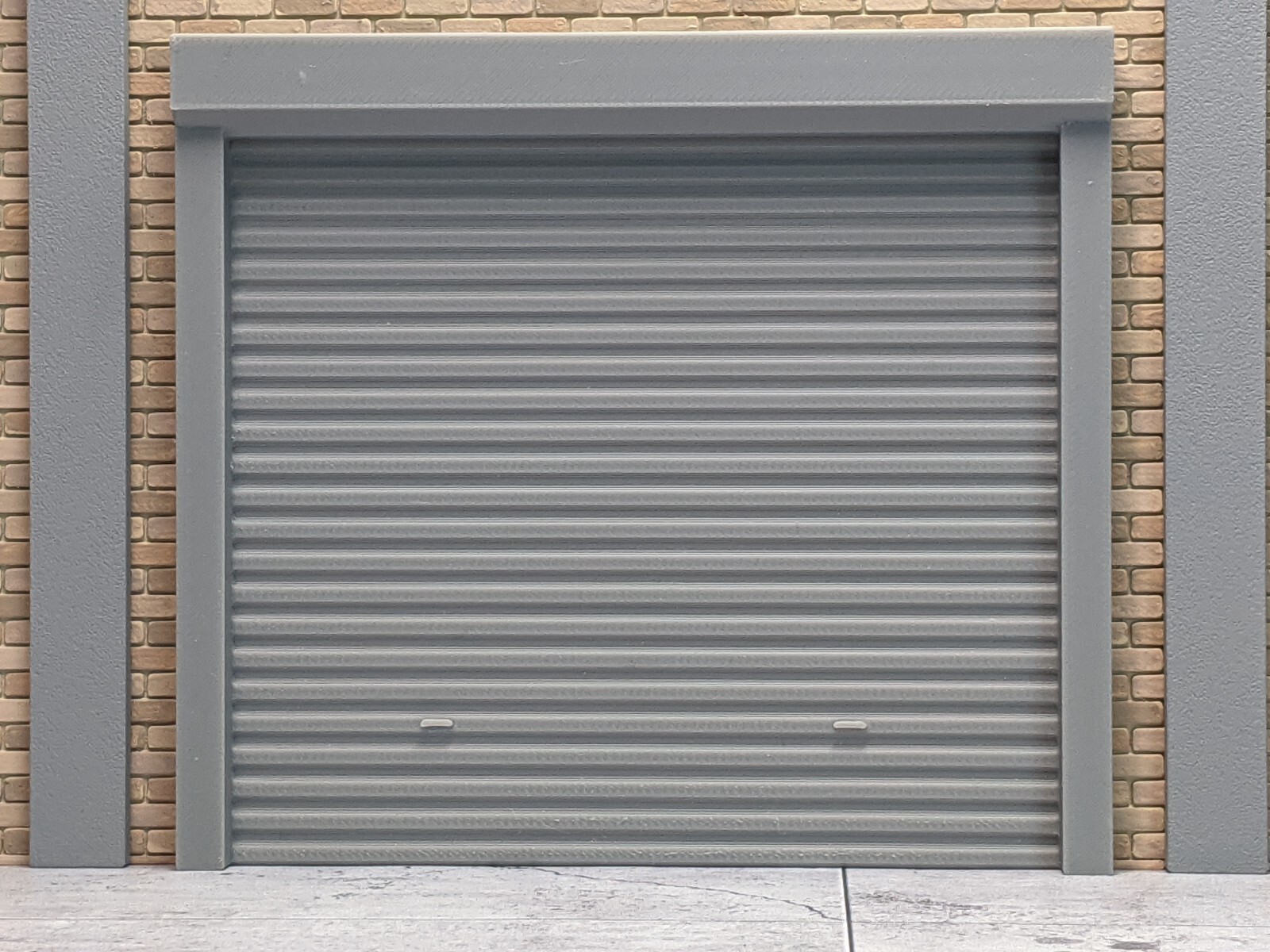 1/24 1/25 Scale Rolling Shutter Door - For model car garage/workshop ...