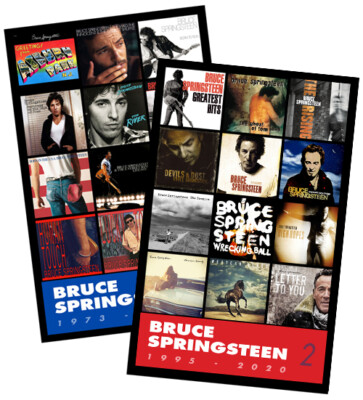 BRUCE SPRINGSTEEN twin pack discography (two 3.75" x 4.75" magnets) | eBay