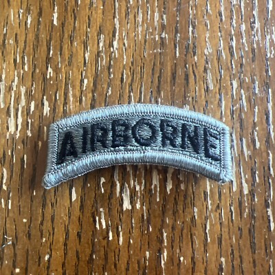 AIRBORNE TAB ACU Hook Loop US Army Patch Tab | eBay