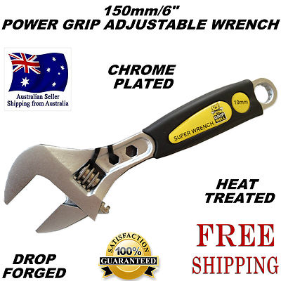 6” POWER GRIP ADJUSTABLE SHIFTER SPANNER SHIFTER SHIFTING SUPER WRENCH ...
