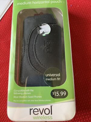 Revol Wireless Medium Horizontal Pouch Black SkU RPP823 New | eBay