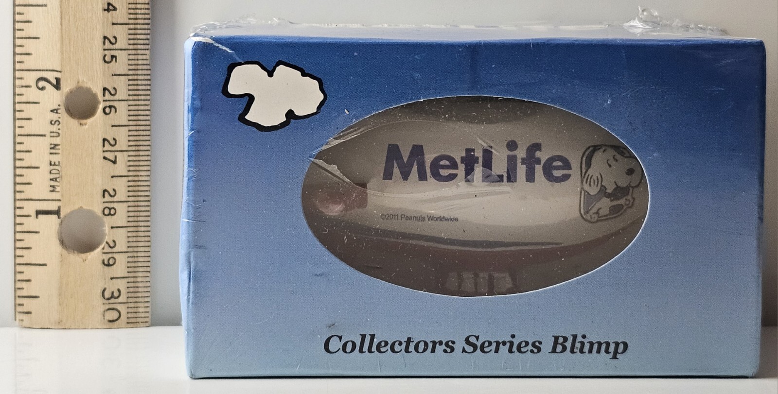 Vintage Peanuts Snoopy Flying Ace MetLife Die Cast Blimp Brand New ...