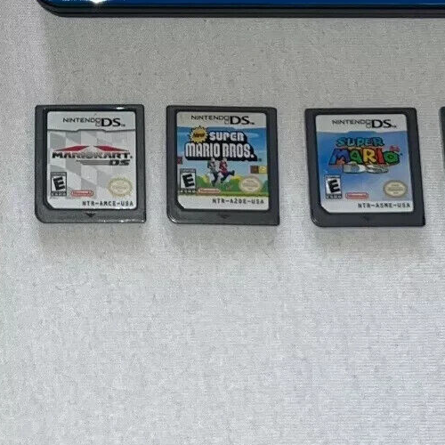 Nintendo DSi XL Midnight Blue Charger MARIO KART - MARIO PARTY - SUPER ...