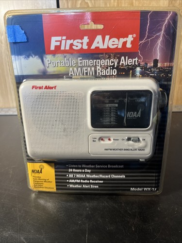 First Alert Portable Emergency Weather Radio 7 Noaa Channels + am/fm Wx ...