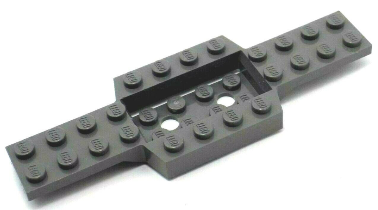 4 LEGO Dark Bluish Grey Car Base 4 x 12 (52036) Truck Vehicle - (4 ...