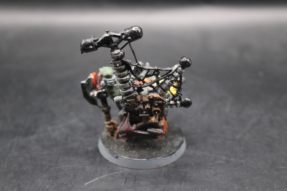 Warhammer 40K Ork Orks Big Mek with Kustom Forcefield | eBay