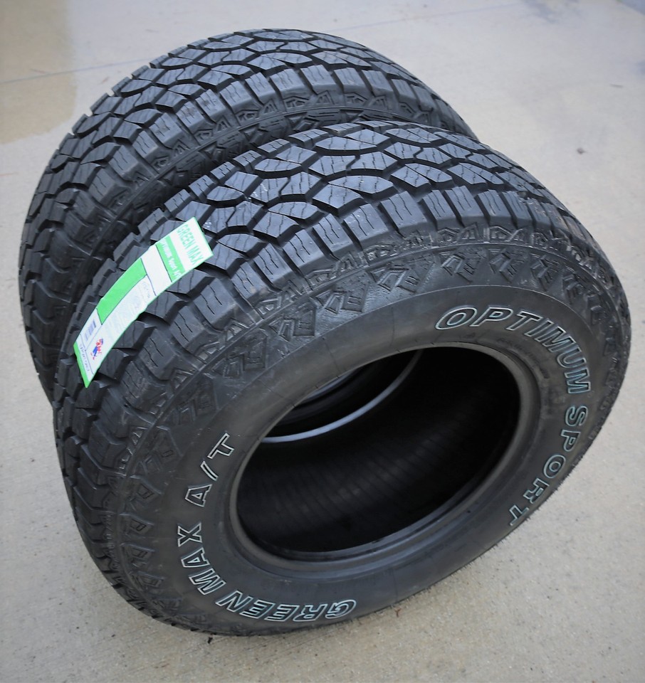 4 Tires Green Max Optimum Sport A/T LT 275/65R18 E 10 Ply (OWL) AT All ...