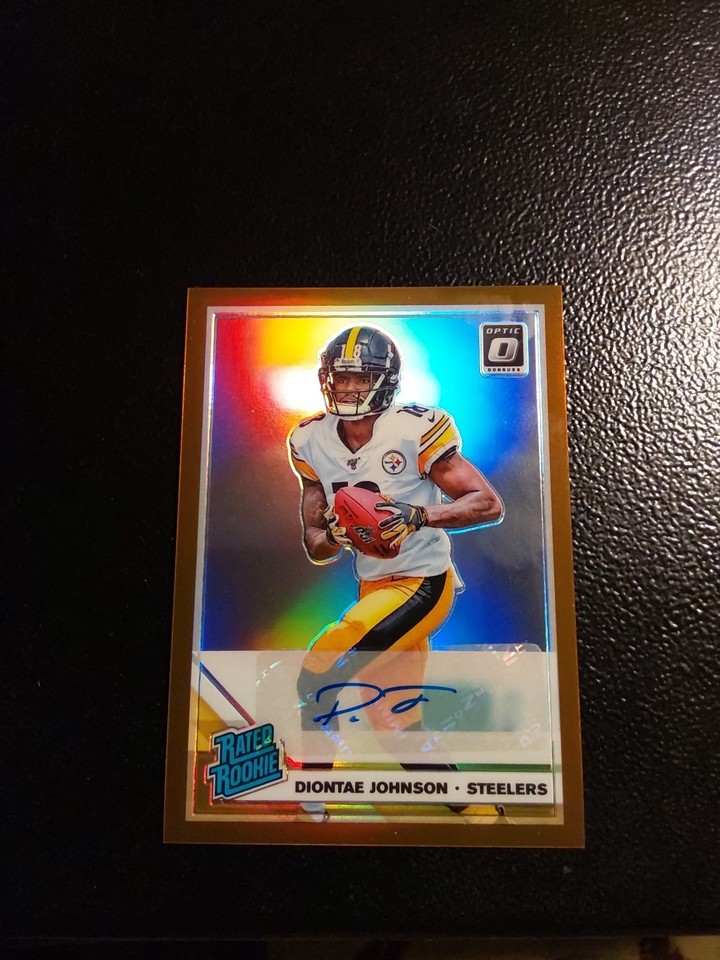 2019 Panini Donruss Optic Rated Rookie Diontae Johnson Bronze Prizm ...