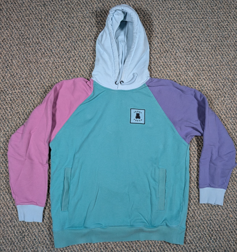 Teddy Fresh Sweatshirt Size XL Color Block Jumper Pastel Pullover ...