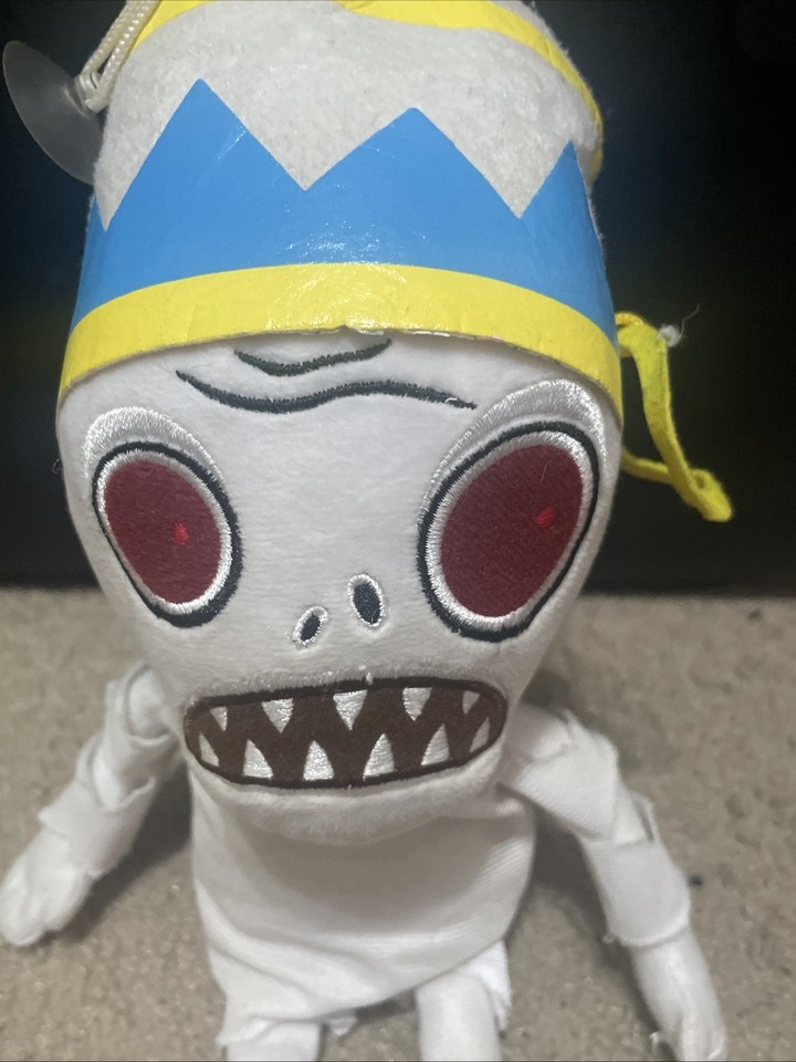Plants vs. Zombies Plush BUCKETHEAD MUMMY ZOMBIE RARE 12" Doll VGC Toy ...