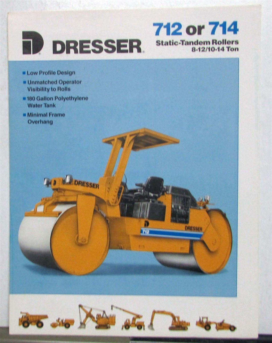 Tandem Roller Specification