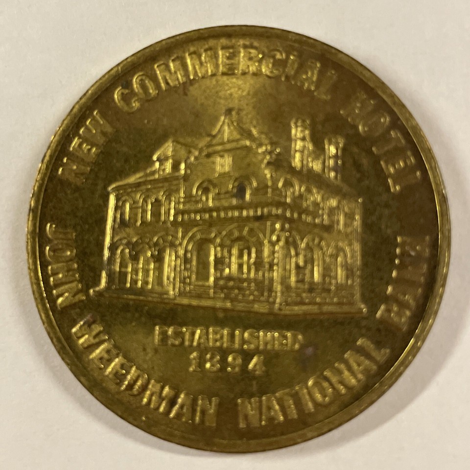 1987 Farmer City IL Sesquicentennial 1.5” Token - John Weedman National ...