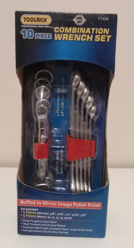 Tool Rich 10 Piece Combination Wrench Set | eBay