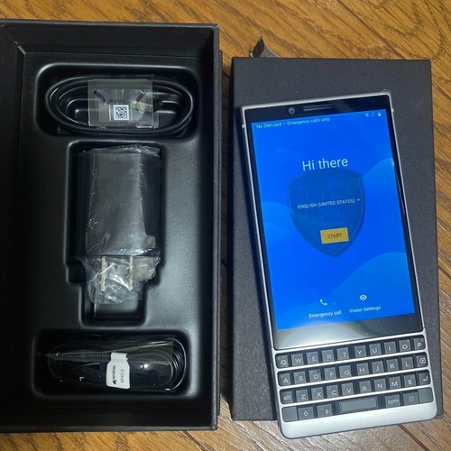 BlackBerry KEY2 Silver 64GB BBF100-2 64GB Single SIM New | eBay