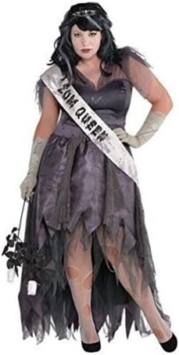 Ladies XXL Homecoming Corpse Zombie Prom Queen Costume | eBay Australia