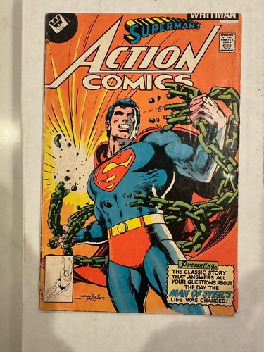 Action Comics #485 Comic Book Whitman Variant | eBay