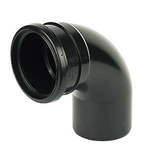 110mm BLACK Above Ground FITTINGS | PUSHFIT | Bend | Access | Boss ...
