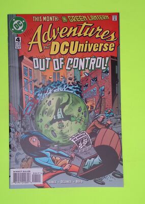 Adventures in the DC Universe #4 1997 DC Comics Mid Grade Comic Book ...