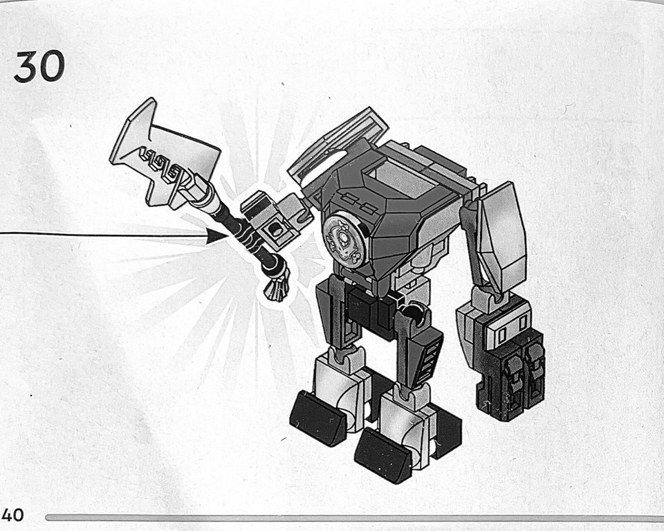 LEGO NINJAGO Buildable Mini Mech w Master LLOYD Mini Figure 71805 | eBay