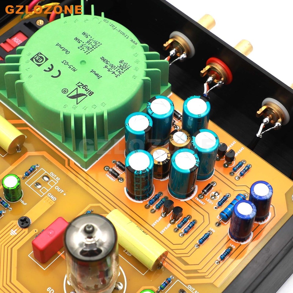 HIFI Finished Tube Buffer Preamplifier Base On Musical Fidelity X-10D ...