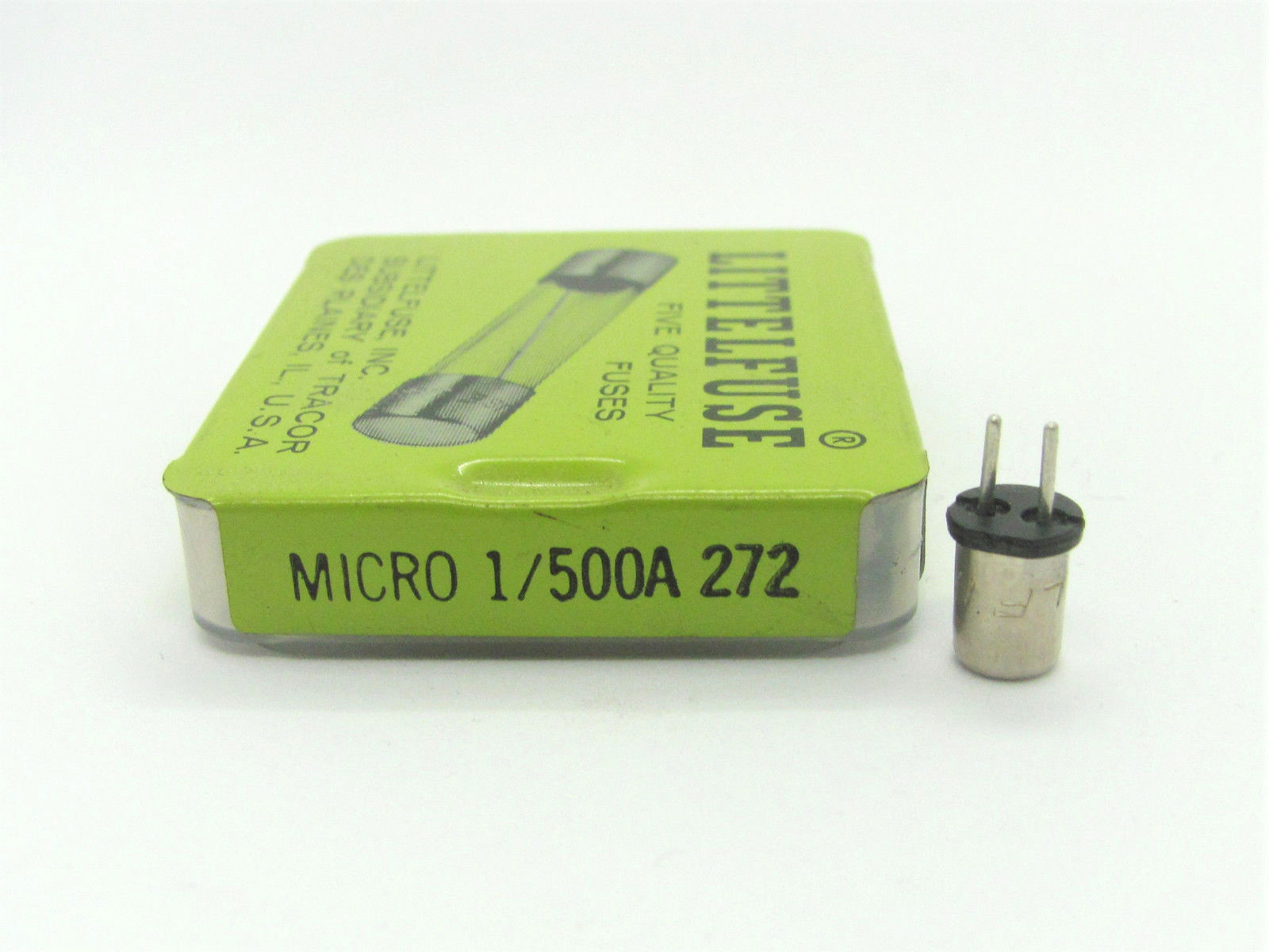 1x 2mA 125V - Very Fast-Acting Microfuse, Board Mnt Littelfuse 272.002 ...
