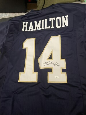 Kyle Hamilton Autographed Notre Dame Jersey | eBay