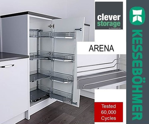 Kessebohmer 500mm Arena Soft close Tandem Pull Out Larder Studio Height ...