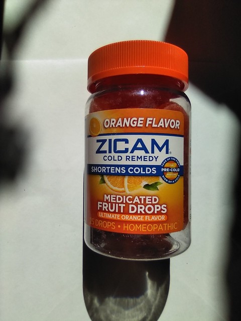 Zicam Cold Medicated Fruit Drops Orange Homeopathic 25ea Ships for sale ...