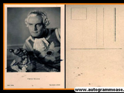 Autograph Actor | Hans STÜWE | 1930s (Black And White Portrait) Ross ...