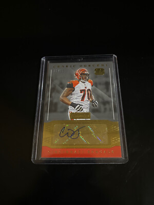Cedric Ogbuehi 2016 Donruss Signatures 03/25 Auto Football Card Bengals ...