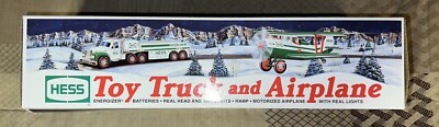 HESS * Toy Truck and Airplane * MINT IN BOX * 2002 Classic Rare | eBay