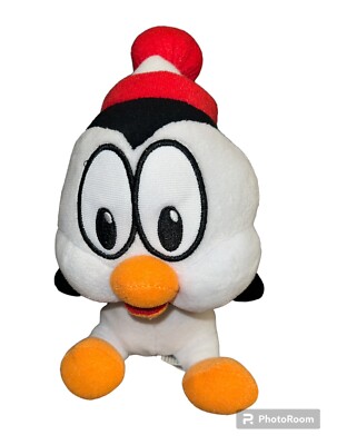 Toy Factory 8" Chilly Willy Plush Penguin Stripe Hat Sitting Arctic ...