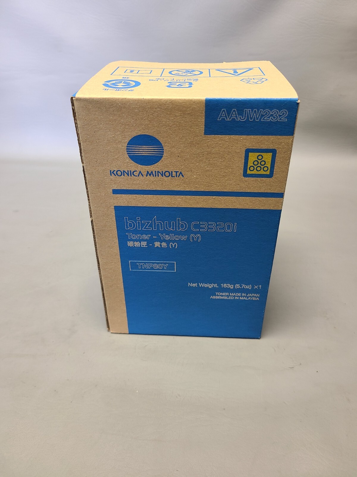 NEW KONICA MINOLTA BIZHUB C3320I YELLOW TONER CARTRIDGE TNP80Y AAJW232 ...