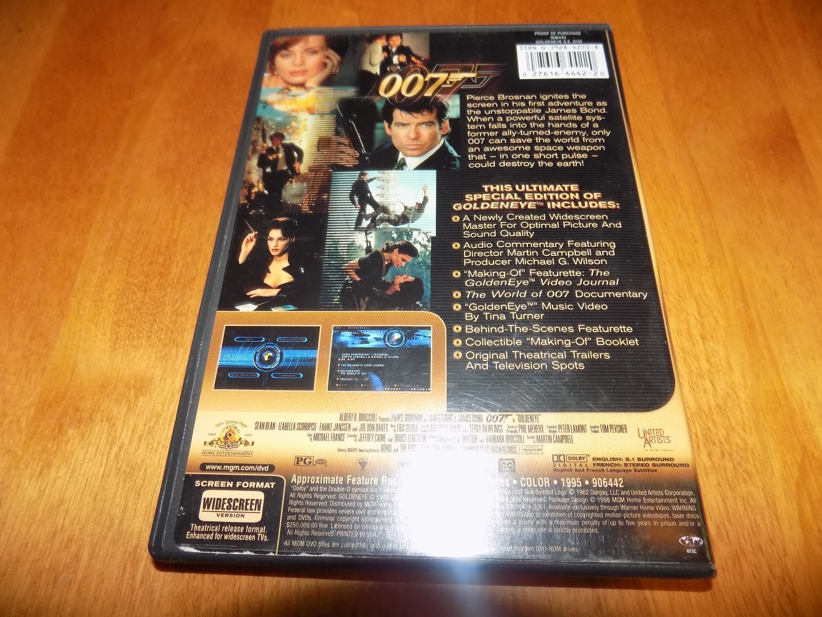 GOLDENEYE SPECIAL 007 EDITION Pierce Brosnan Fran Walsh James Bond ...