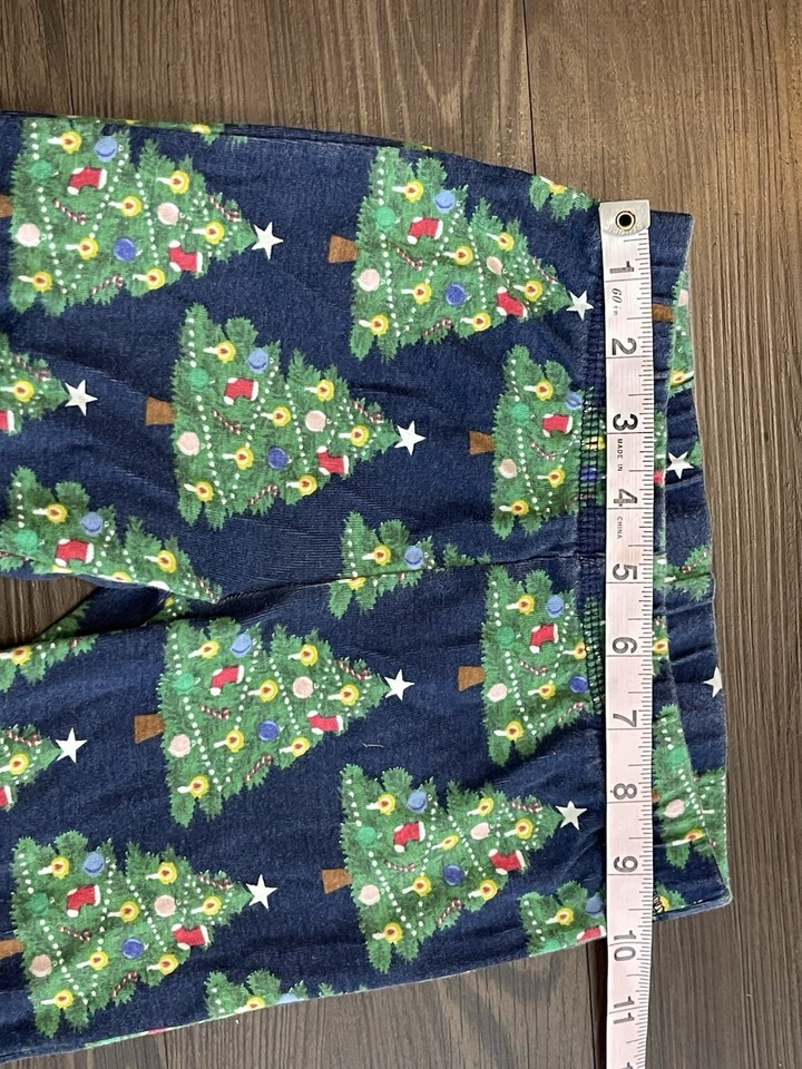 Mini Boden Size 6Y Navy Blue Christmas Tree Pattern Cotton Pajamas | eBay