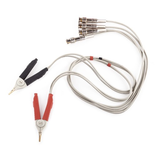 Test Tester Probe Lead Clip Cable Wire with 4 BNC for LCR Meter ...