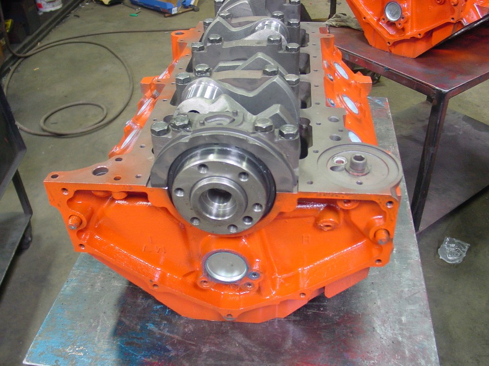 CHEVY CHEVROLET BBC STROKER 496 454 509 ENGINE 576HP 1 piece 4bolt MAIN ...