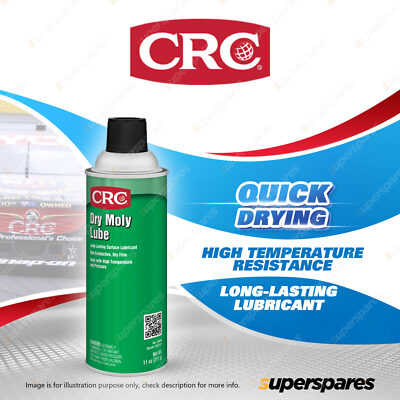 CRC Dry Moly Lube 312g - Long Lasting Surface Lubricant Non-Conductive ...