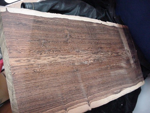 SUPER FIGURED BOCOTE NATURAL EDGE TABLE SLAB 9 3/4" x 1 1/8" x 21" 8 lbs. | eBay