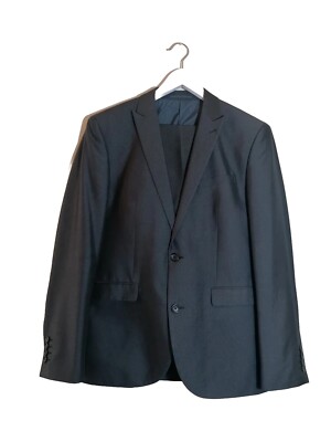 Men Next grey 2 Piece tailored fit suit: 40R/34L | eBay UK