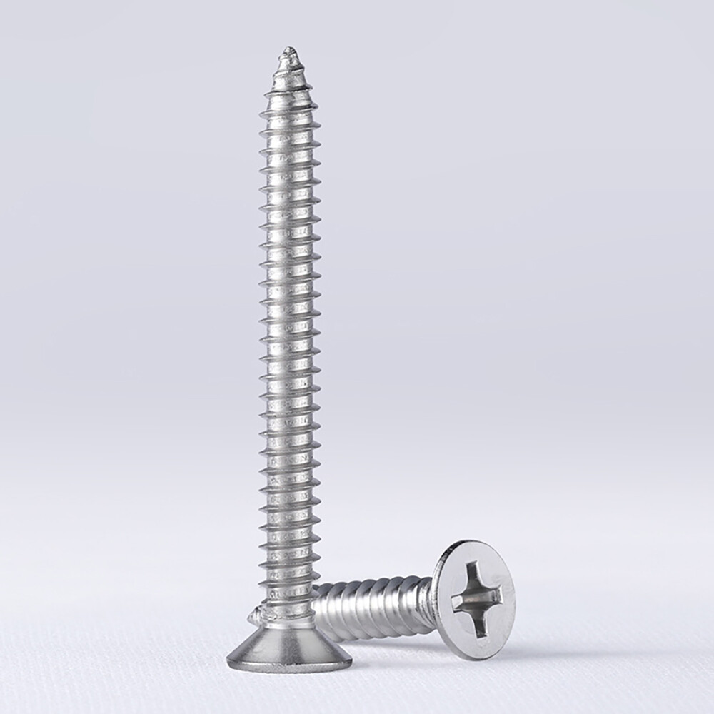 Pozi Countersunk Self Tapping Screws A2 Stainless Steel Tappers M3M4 M5 ...