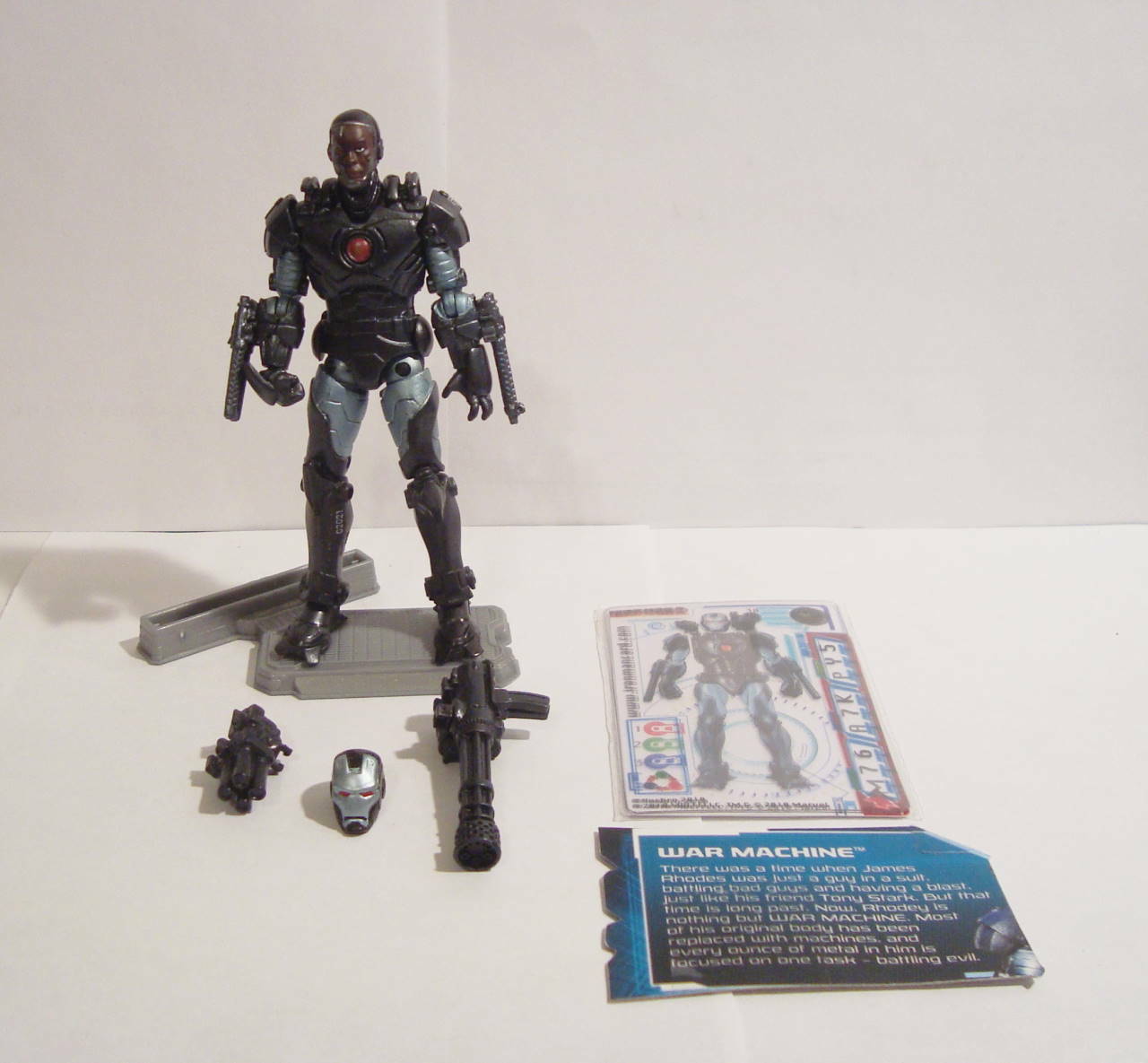 MARVEL UNIVERSE IRON MAN 2 WAR MACHINE CYBORG VARIANT FIGURE 3.75 ...