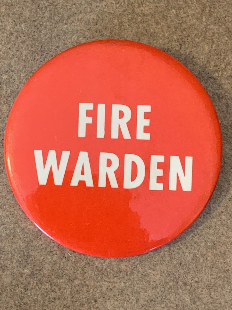 Fire Warden Logo 3M HC43R27 AT010702432 Hard Hat Fire Warden Logo