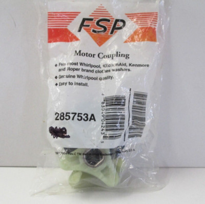 MOTOR COUPLING 285753A, WHIRLPOOL, KITCHEN AID, KENMORE AND ROPER ...