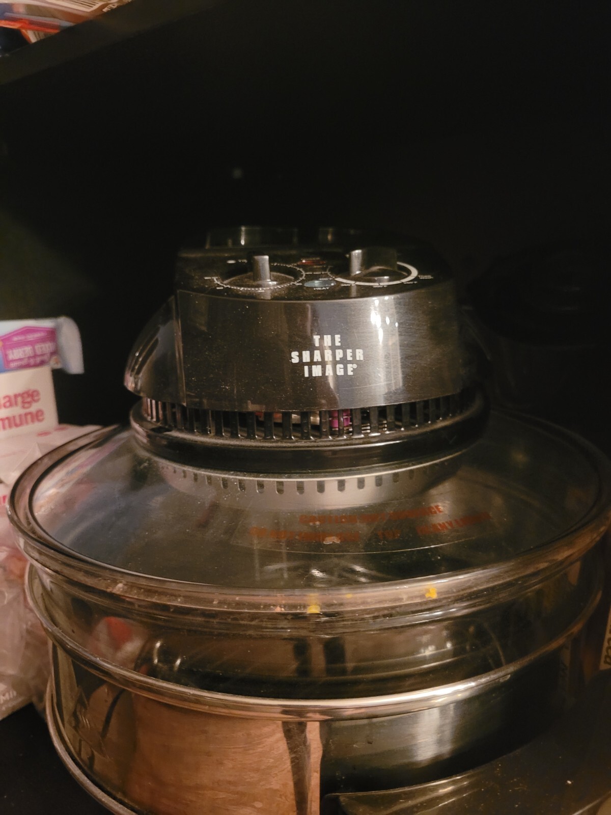 Sharper Image Super Wave Halogen Oven Infrared Air Fryer w/ Extender ...