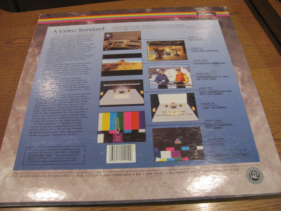 A Video Standard: Optimize Your Audio/Video System LASERDISC With ...