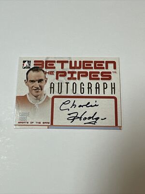 2006-07 In The Game Between Pipes Autograph Charlie Hodge Auto #A-CHO ...